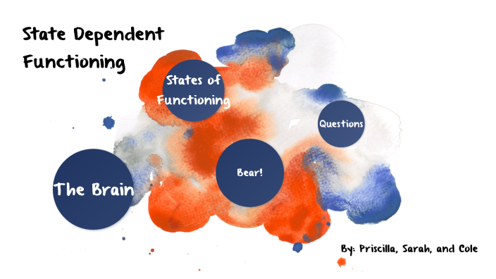 State Dependent Functioning By Priscilla Dodge On Prezi