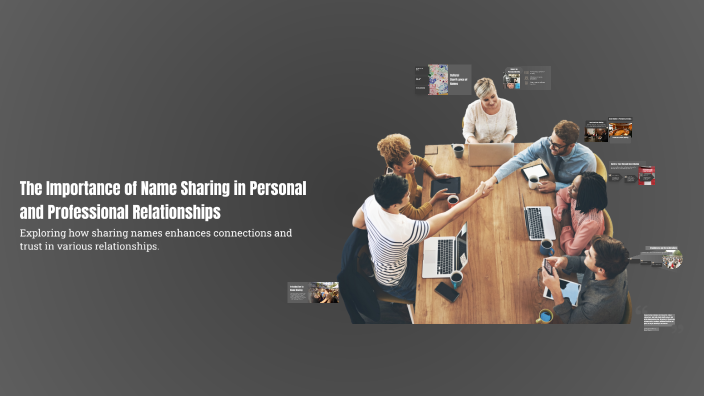 The Importance of Name Sharing in Personal and Professional ...