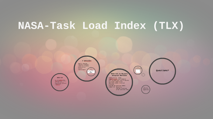 NASA-Task Load Index (TLX) by Shane Kelly on Prezi