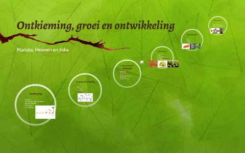 Ontkieming, groei en ontwikkeling by Jiska van der Molen on Prezi
