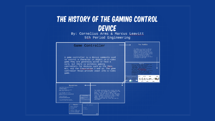 The history of the gaming control device by marcus leavitt on Prezi