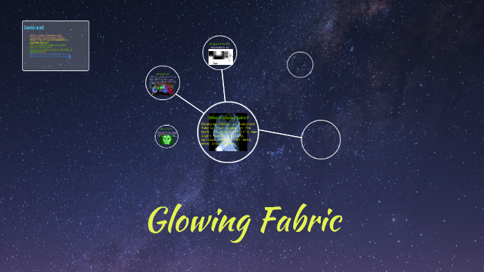 Glowing Fabric by Leilah Smith