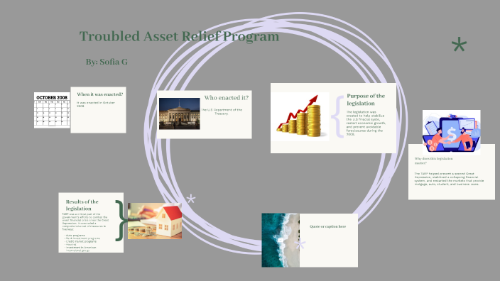 Troubled Asset Relief Program by Sofia Guzman Mora on Prezi