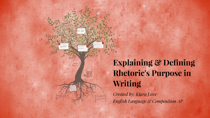 Explaining & Defining Rhetoric's Purpose in Writing by on Prezi