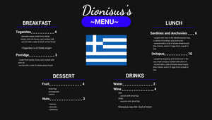 Ancient Greek Menu by Maddison Winstone on Prezi Design