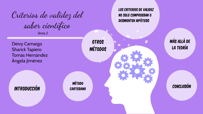 Criterios de validez del saber científico by Ángela Díaz Maestre on Prezi