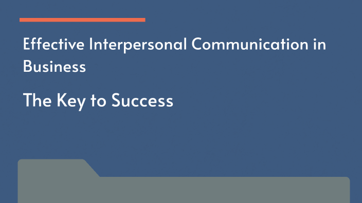 Effective Interpersonal Communication in Business by Charan Sabharwal ...