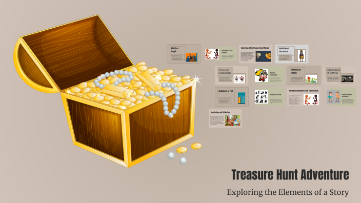 Treasure hunt with questions in a chest by Khao on Prezi
