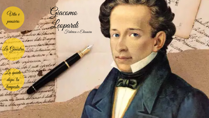 Giacomo Leopardi by Federica Rosa on Prezi