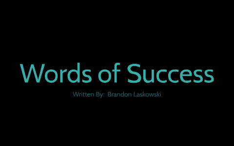 Words of Succession by Brandon Laskowski on Prezi