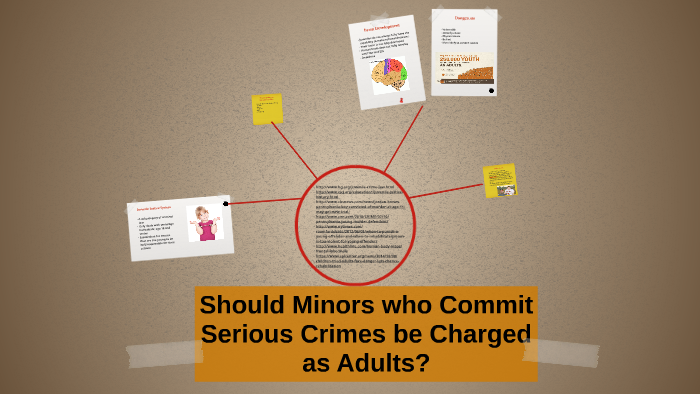 Should minors who commit serious crimes be charged as adults by Ciarra ...