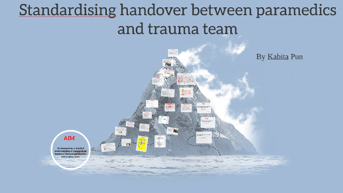 Importance of effective handover between paramedics and trauma team by ...
