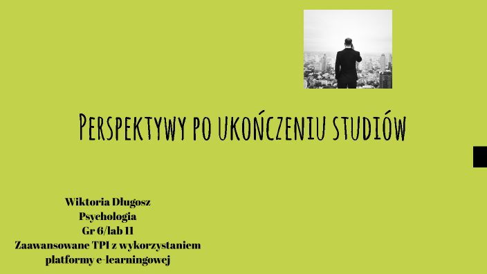 Perspektywy po ukończeniu studiów by Wiktoria D on Prezi