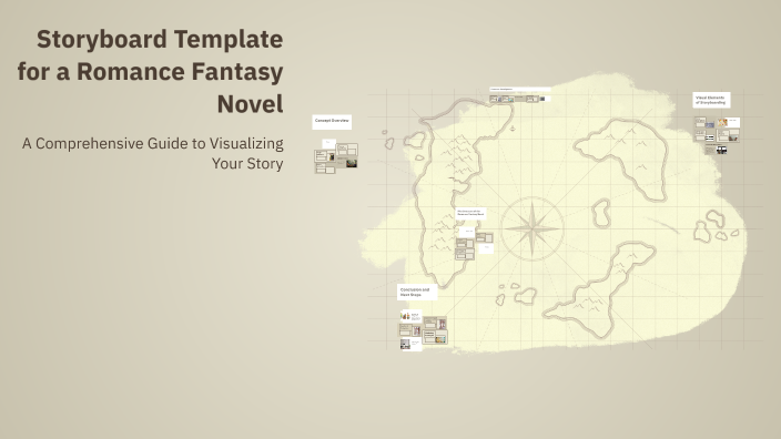 Storyboard Template for a Romance Fantasy Novel by Mikaela Hannon on Prezi