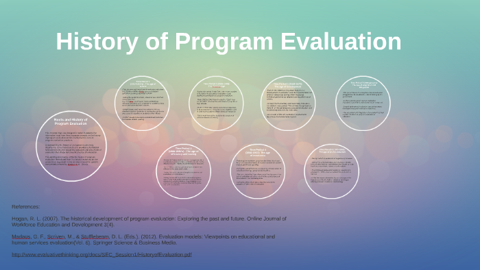History of Program Evaluation by James Currie on Prezi