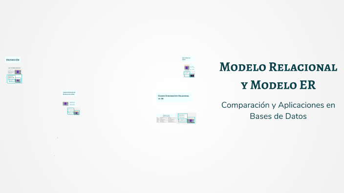 Modelo Relacional y Modelo ER by Little Turtle on Prezi