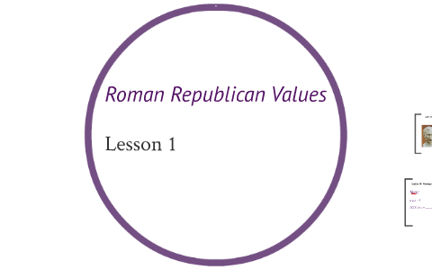 Roman Republican Values Lesson 1 by Veronika Aleiner on Prezi
