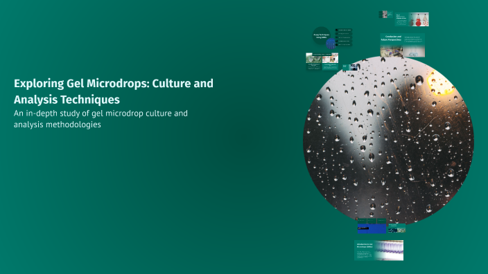 Exploring Gel Microdrops: Culture and Analysis Techniques by Janvi ...