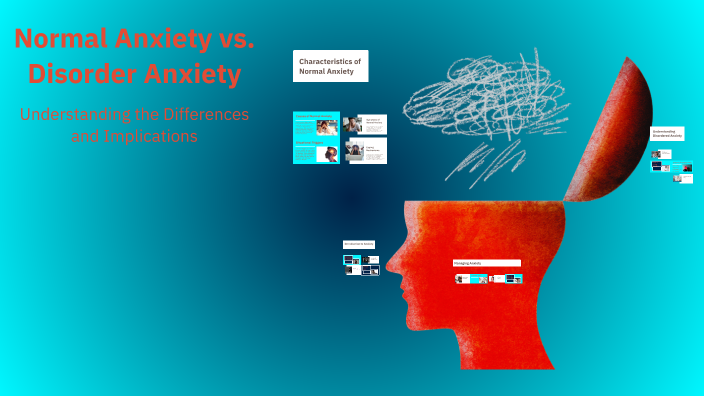 Normal Anxiety vs. Disorder Anxiety by Maggie Mawdsley on Prezi