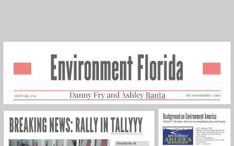 Environment Florida by Danny Fry on Prezi