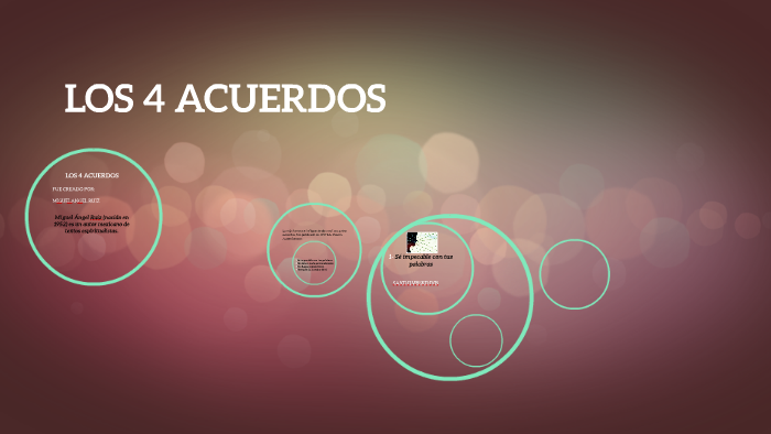 LOS 4 ACUERDOS by daniel mendez on Prezi