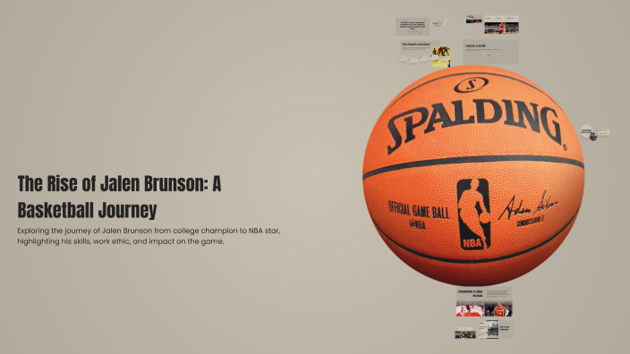 The Rise of Jalen Brunson: A Basketball Journey by Gavin Mensing on Prezi