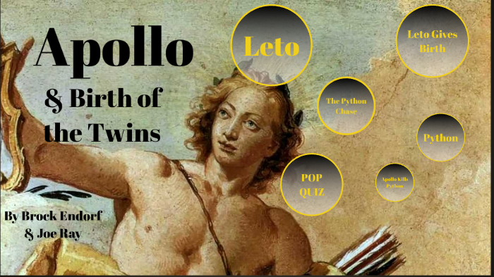 Apollo & Birth of the Twins by Brock Endorf on Prezi