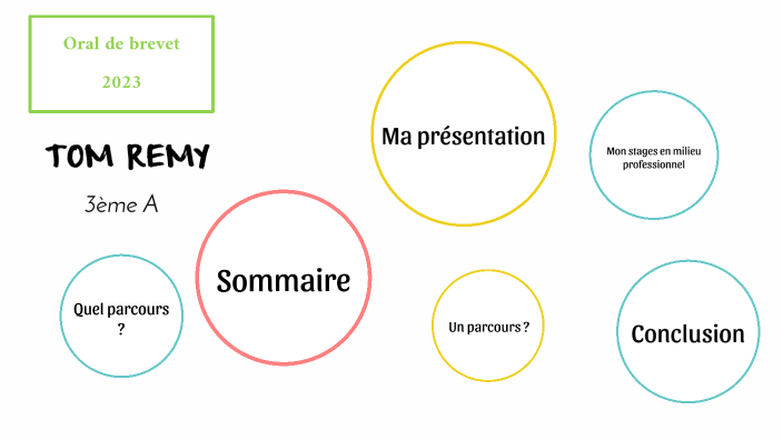 diapo pour l'oral by Tom REMY on Prezi