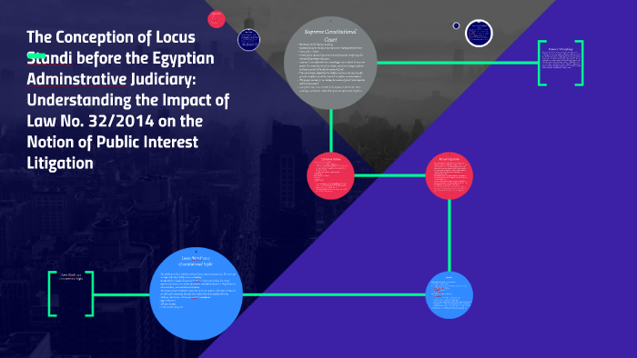 THE CONCEPTION OF LOCUS STANDI BEFORE THE EGYPTIAN ADMINSTRA by on Prezi