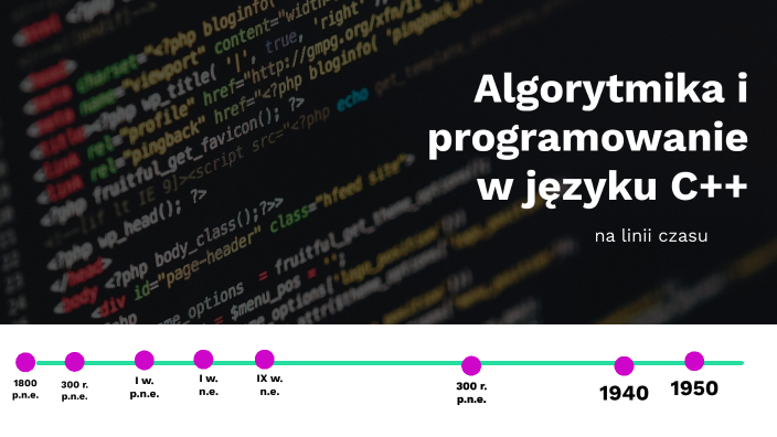 Algorytmika- historia by Danuta Kaprykowska on Prezi