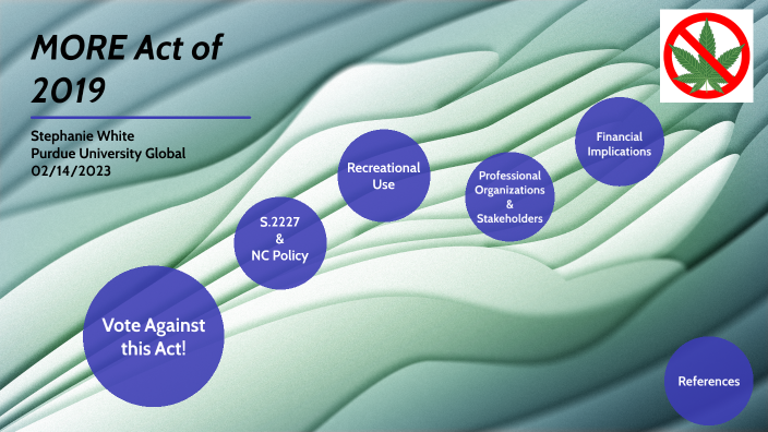 MORE Act of 2019 by Stephanie White on Prezi