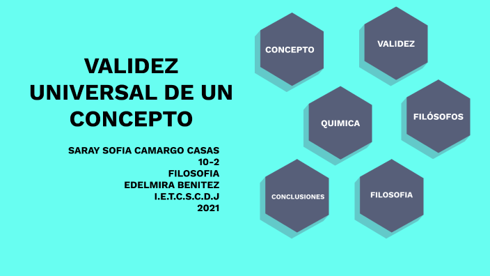 VALIDEZ UNIVERSAL DE UN CONCEPTO by Saray Sofia Camargo Casas on Prezi