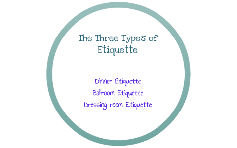 The Three Types of Etiquette by Shaelyn Ward on Prezi