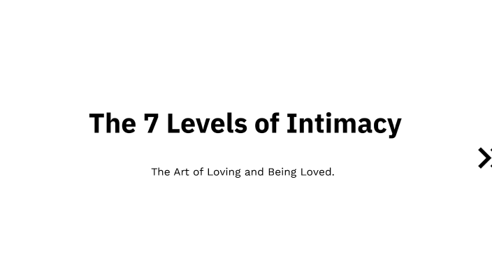 7 Levels of Intimacy by SaTek Ananda on Prezi