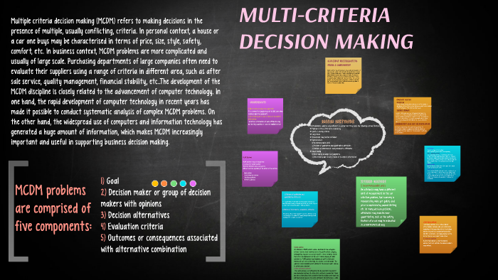 MULTI-CRITERIA DECİSİON MAKING by Özge Özalanyalı