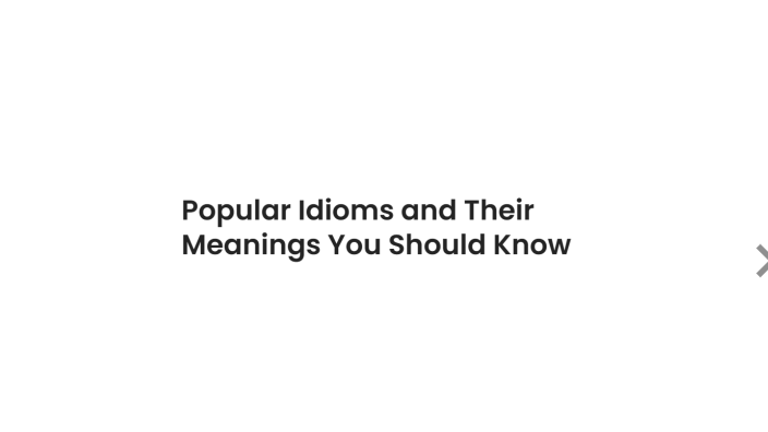 Why Idioms Are Important? Let’s talk about why you should use idioms ...