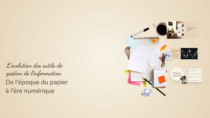 L'évolution des outils de gestion de l'information by Valette Annie on ...