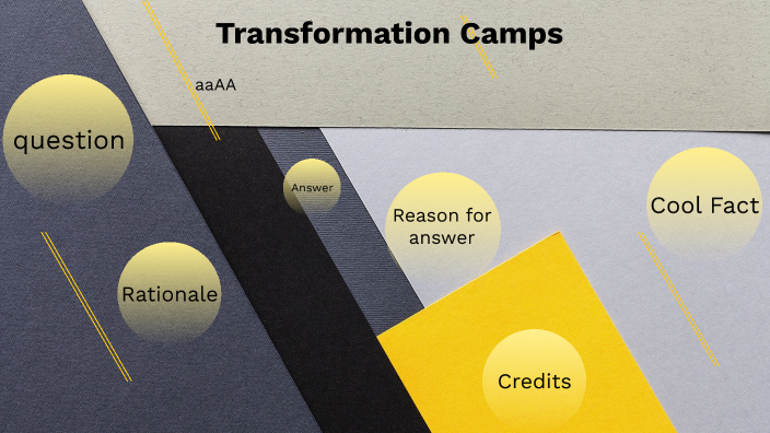Transformation Camps by Lucas Y on Prezi