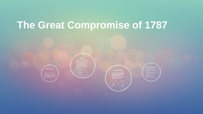The Great Compromise of 1787 by mary clark on Prezi