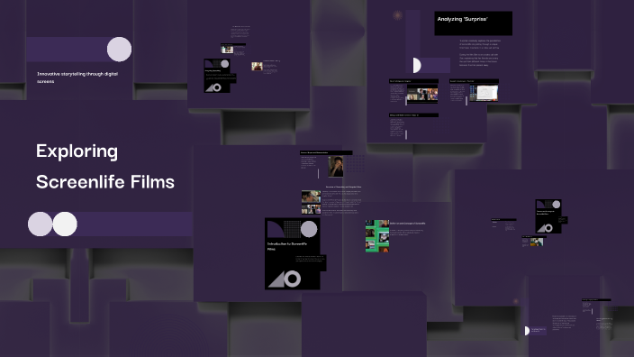 Exploring Screenlife Films by Amy Corrigan on Prezi