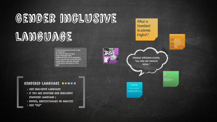Lesson on Gender inclusive language by Sarah Nicholson on Prezi