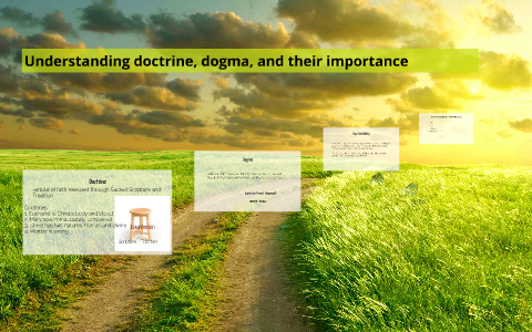 Understanding doctrine, dogma, and their importance by on Prezi