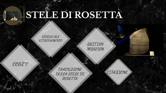 LA STELE DI ROSETTA by sandra bonini on Prezi