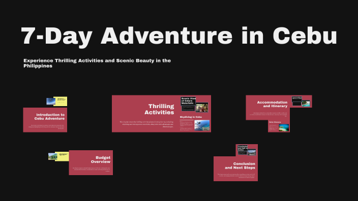 7-Day Adventure in Cebu by anas aaaa on Prezi