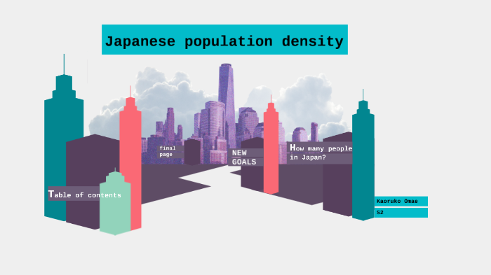 Japanese population density by Ruko Omae on Prezi