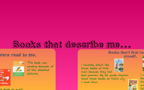 Books that describe me........ by Naomi Hill on Prezi