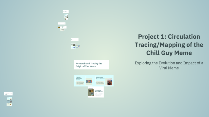 Circulation Tracing/Mapping of the Chill Guy Meme by Courtney Thurber ...