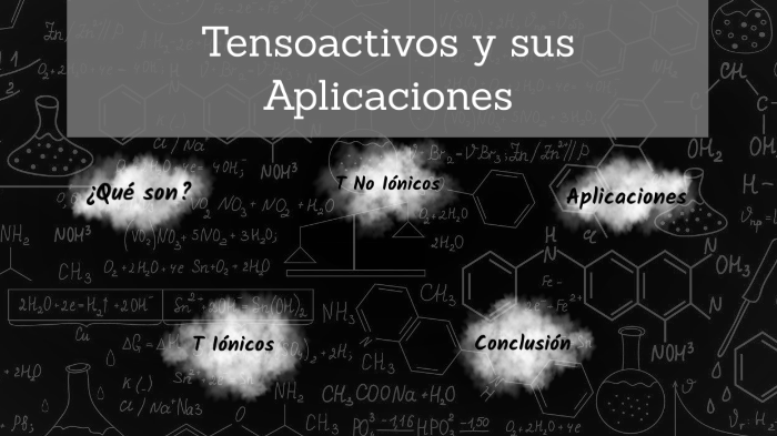 Tensoactivos y sus Aplicaciones by alonso valdivia on Prezi
