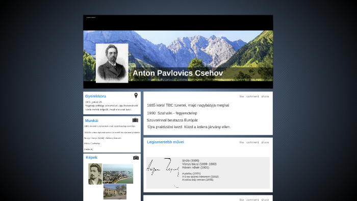 Anton Pavlovics Csehov by Zoltán Dobos on Prezi