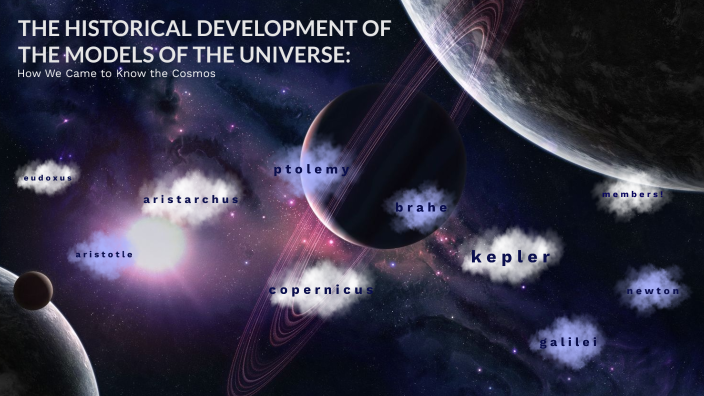 the historical development of the models of the universe by Phoebe Ann ...